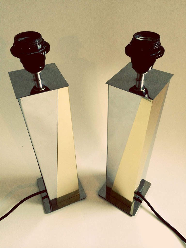 Paul Evans Style Table lamps – Galleria62