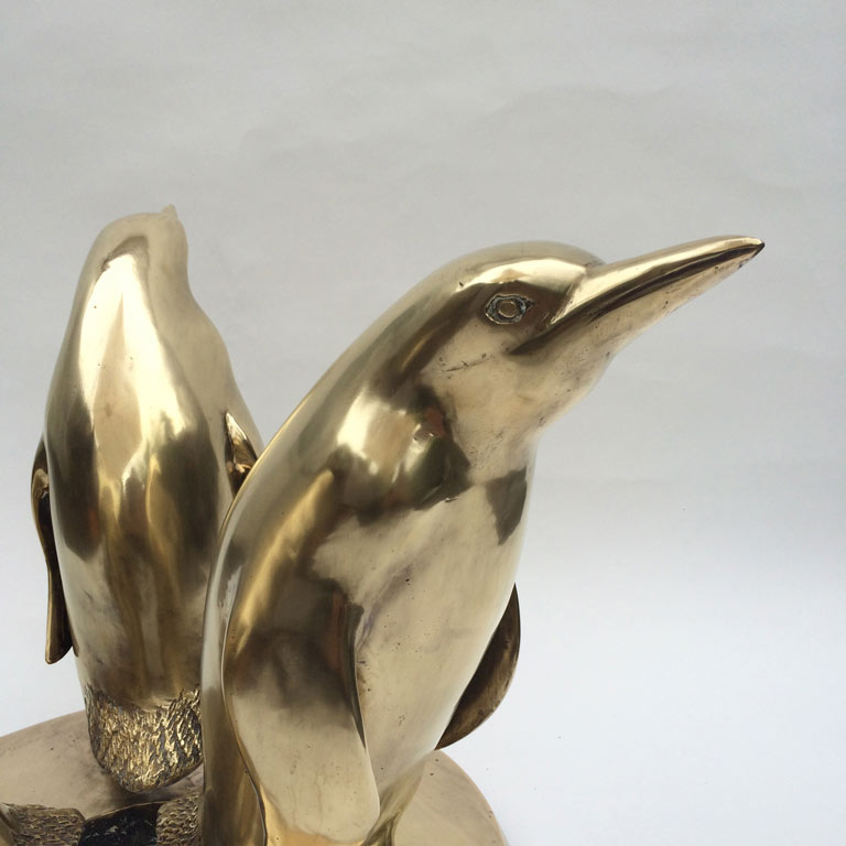 Bronze Penguin Coffee Table by J. Daste – Galleria62