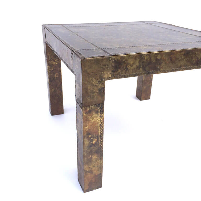 Sarreid Ltd Brass Clad Side Tables – Galleria62