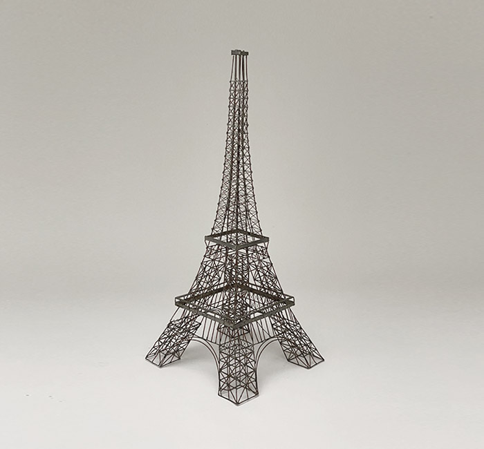 Handmade Metal Wire Eiffel Tower Model | Galleria62