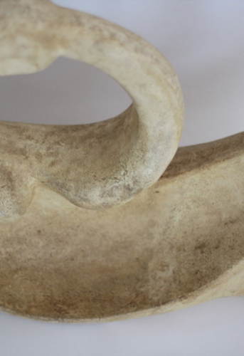 Large Abstract Reclining Woman Sculpture – Galleria62