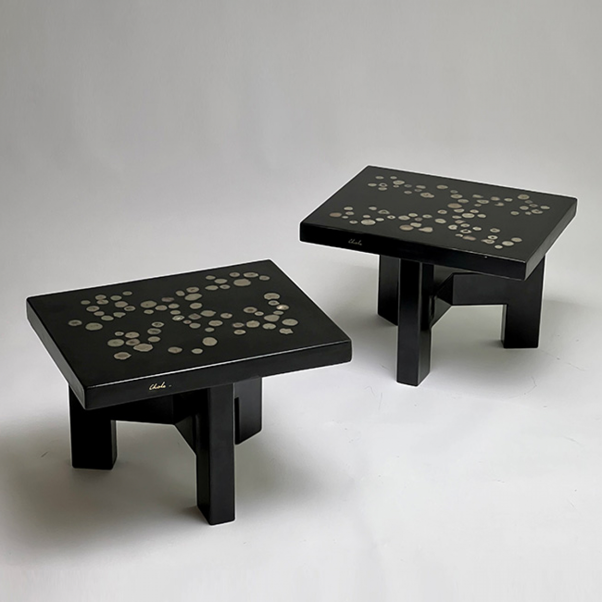 Ado Chale Marcasite Side Tables | Galleria62
